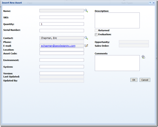 More Problems With The Opportunity To Account Asset Process In The